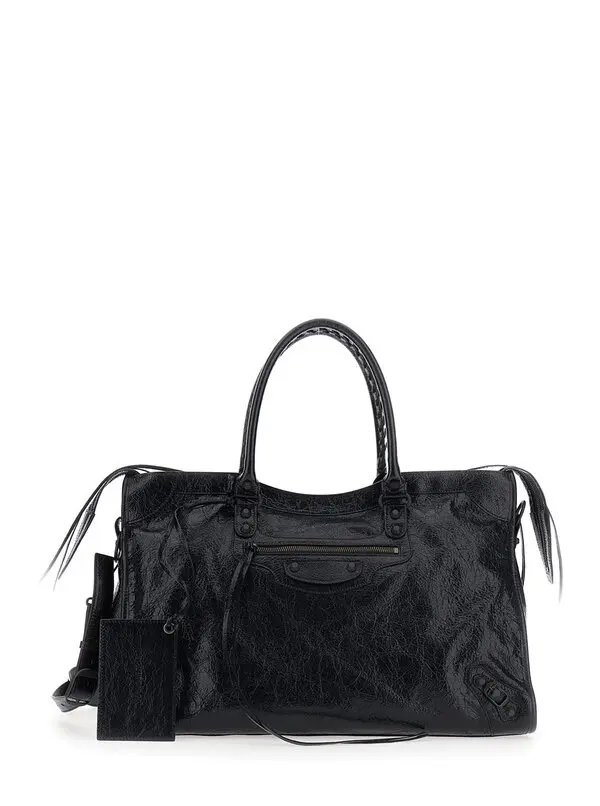 Balenciaga City Handbag In Leather With Adjustable Strap
