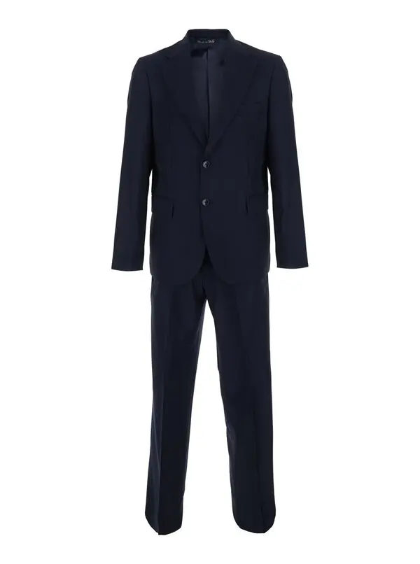 E PO CA Tech Fabric Single-breasted Jacket With Piping & Pleated Details