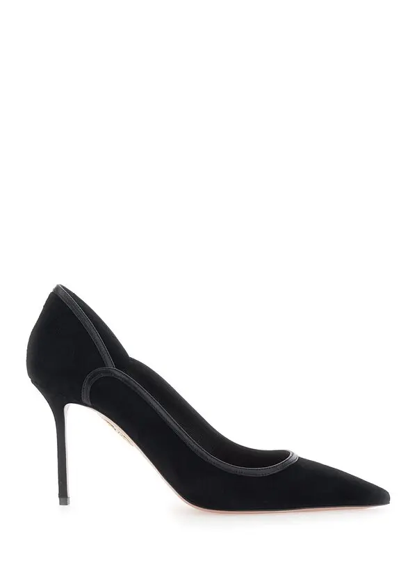 AQUAZZURA Heel Pumps With Pointed Toe And High Thin Heel