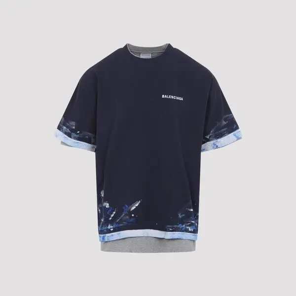 Balenciaga Layered Cotton T-shirt For
