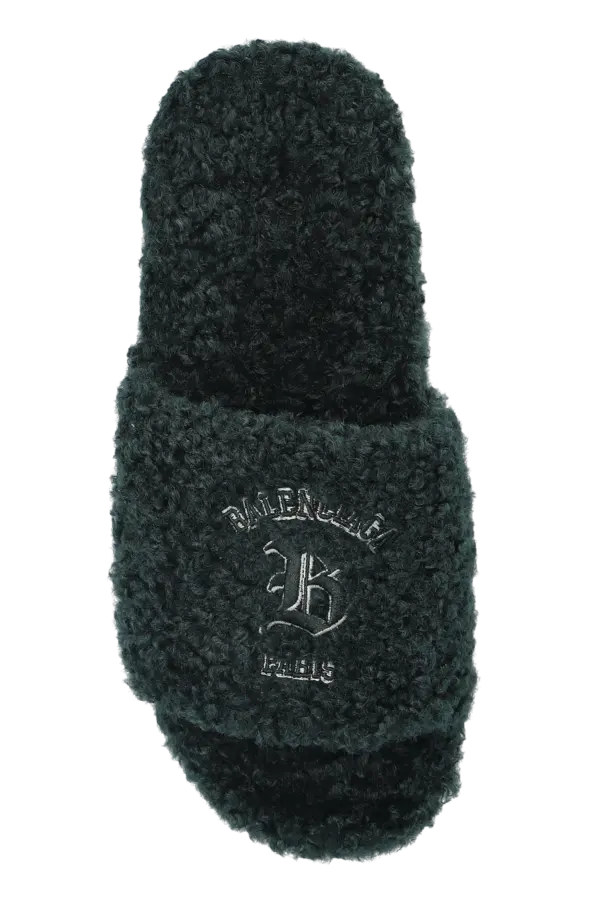 Balenciaga Furry Slides By