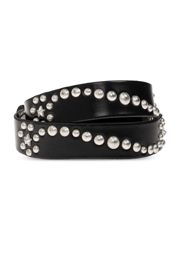 Our Legacy Leather Belt ‘star