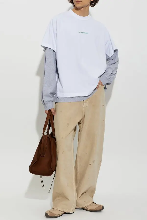 Balenciaga Radar Chrome Sneakers - Beige