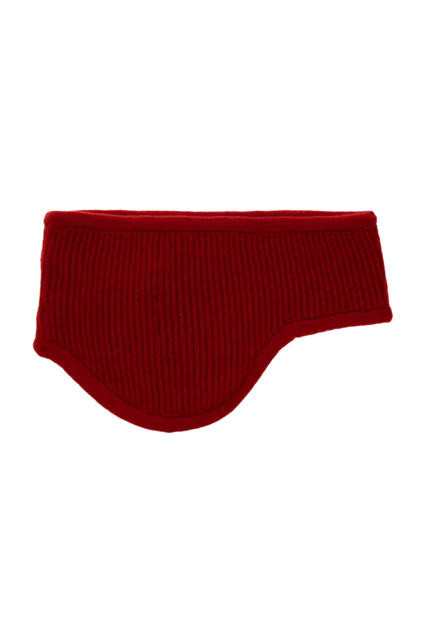 Y3 Wide Knitted Headband With Graphic Black Accent