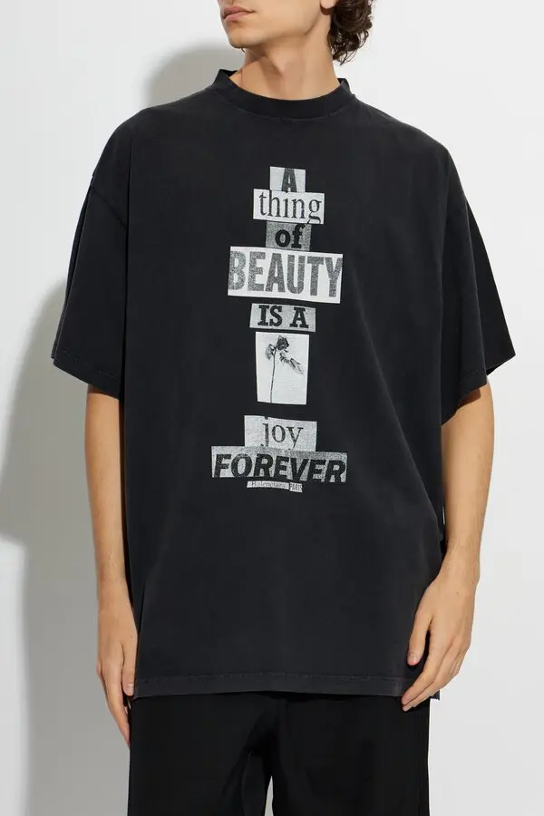Balenciaga Printed Oversized T-shirt