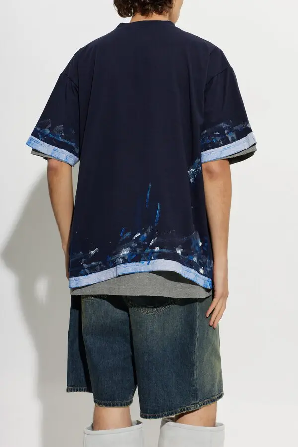 Balenciaga T-shirt With Embroidered Logo