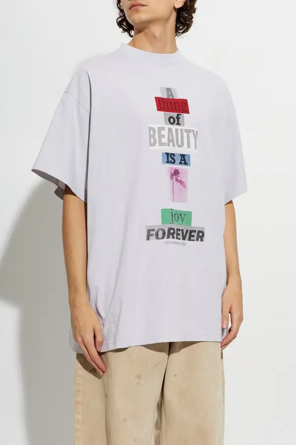 Balenciaga Printed Oversized T-shirt