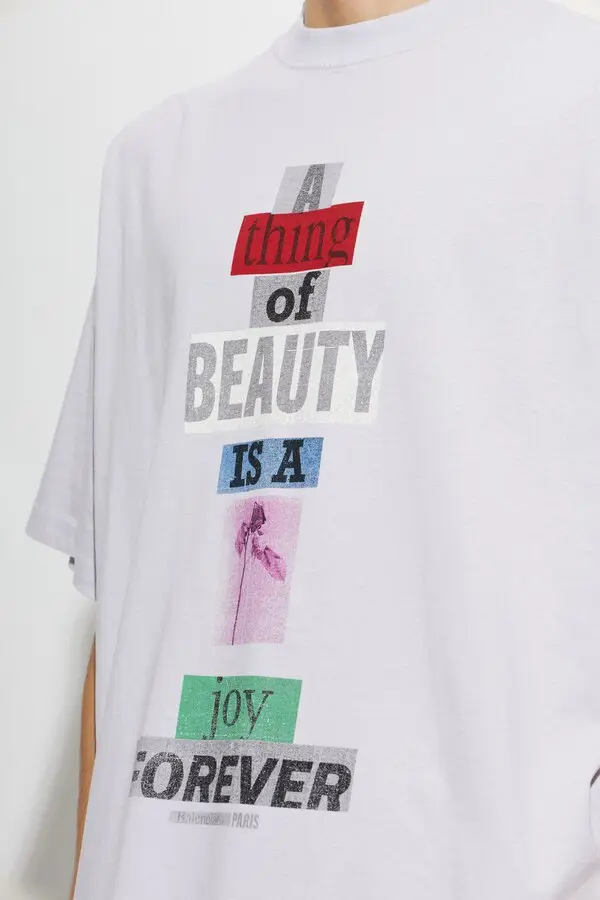 Balenciaga Printed Oversized T-shirt