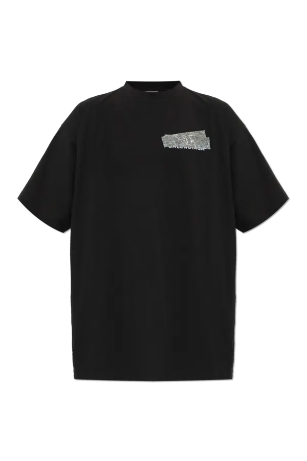 Balenciaga Oversized T-shirt - Black