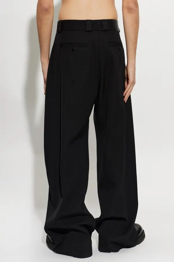 Balenciaga Wool Wide-leg Trousers