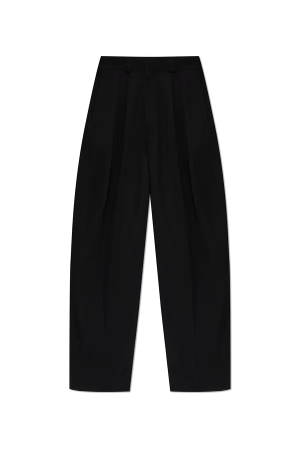 Balenciaga Wide-leg Wool Trousers