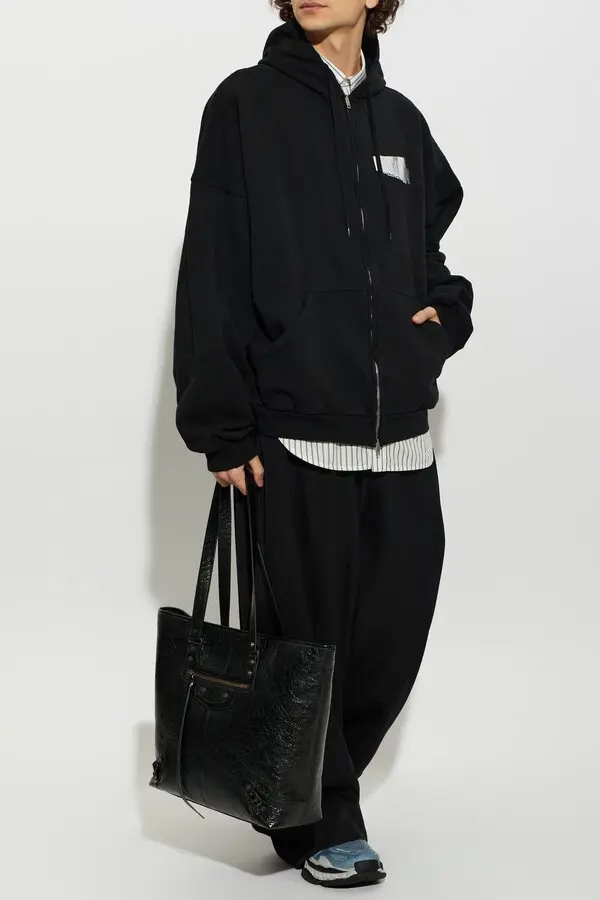 Balenciaga Hooded Zip-up Sweatshirt