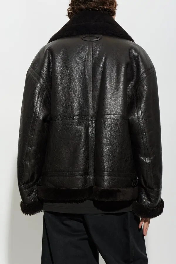 Balenciaga Aviator Shearling Jacket
