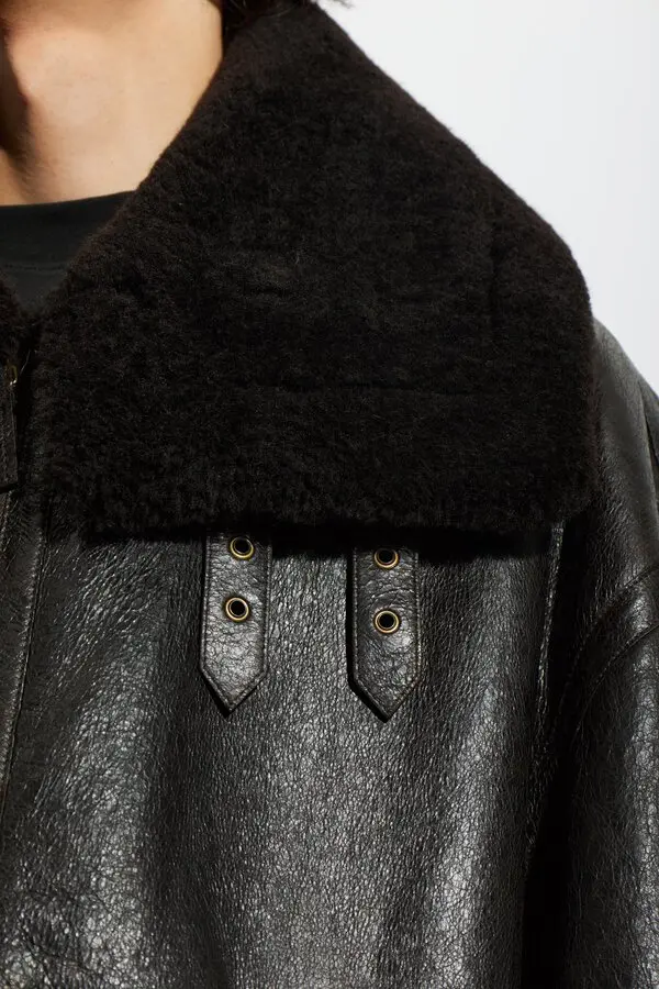 Balenciaga Aviator Shearling Jacket