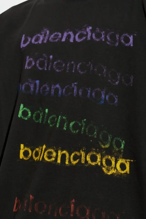 Balenciaga Oversize T-shirt With Logo