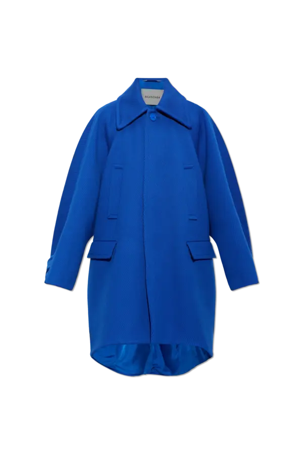 Balenciaga Wool Coat With Pockets