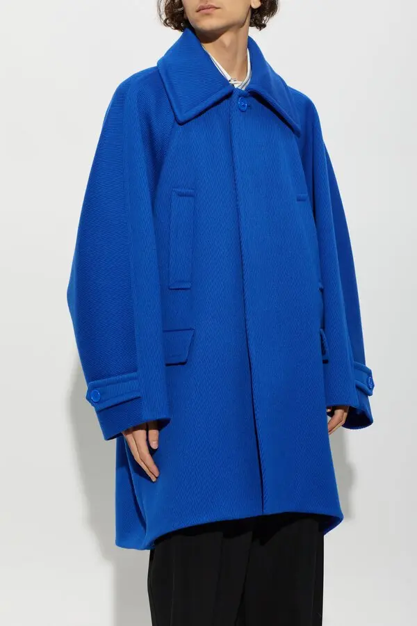 Balenciaga Wool Coat With Pockets