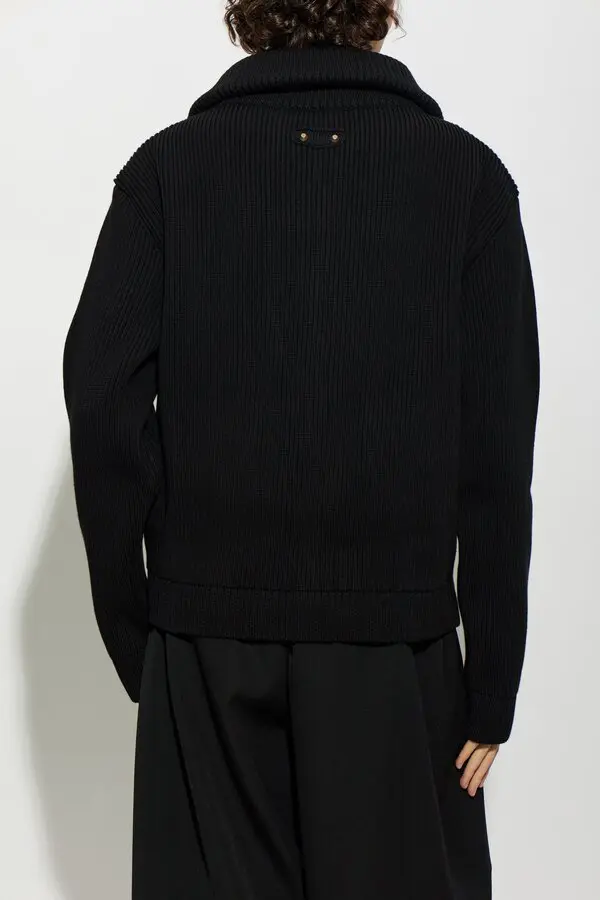 Balenciaga Zip-up Boxy Cardigan