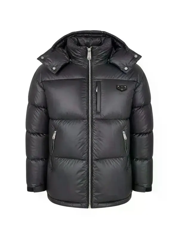 Philipp Plein Shiny Nylon Puffer Jacket
