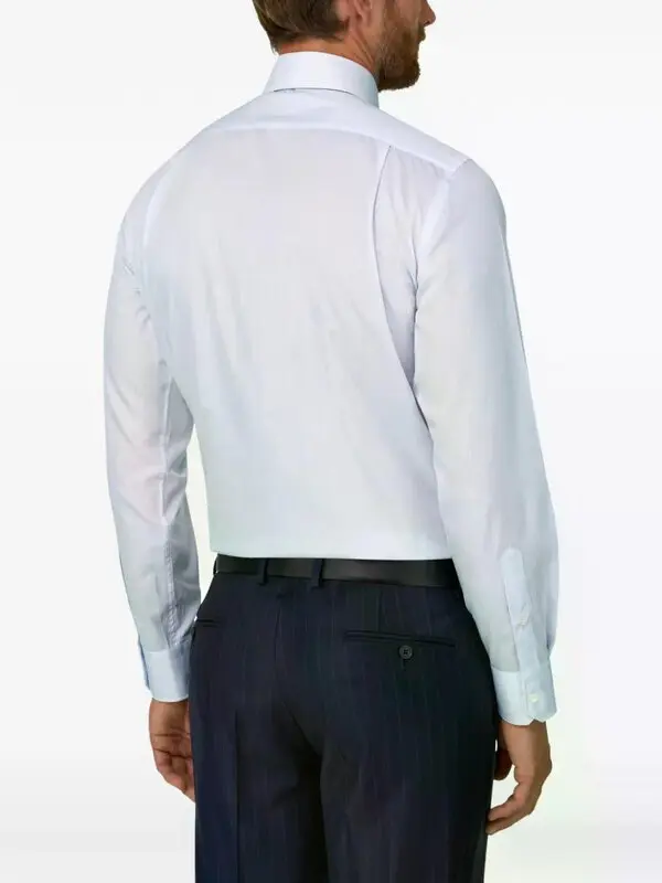 Boggi Milano Shirt Striped Cotton Muslin Regular Fit