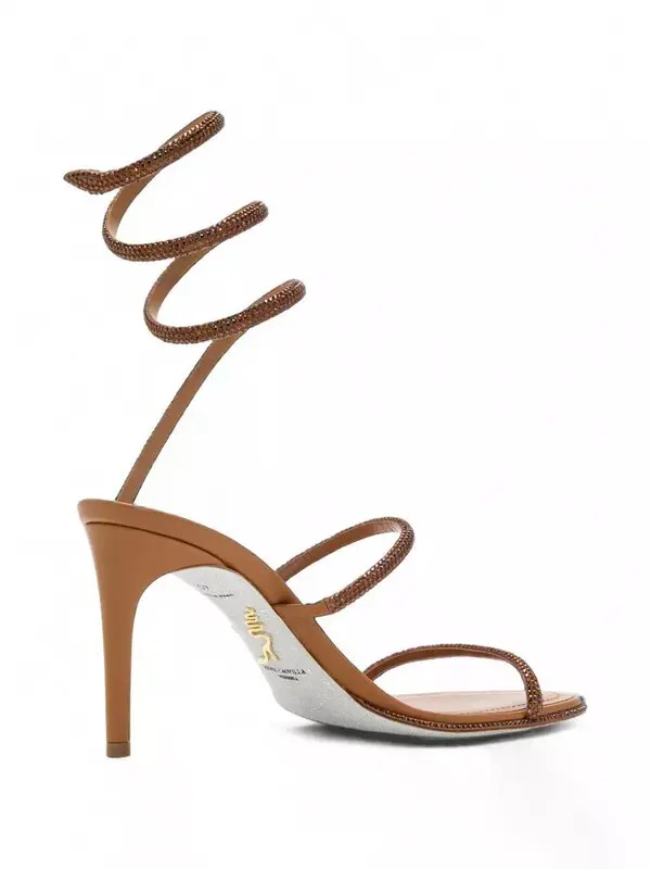 Rene Caovilla Cleo Strass-embellished Sandals