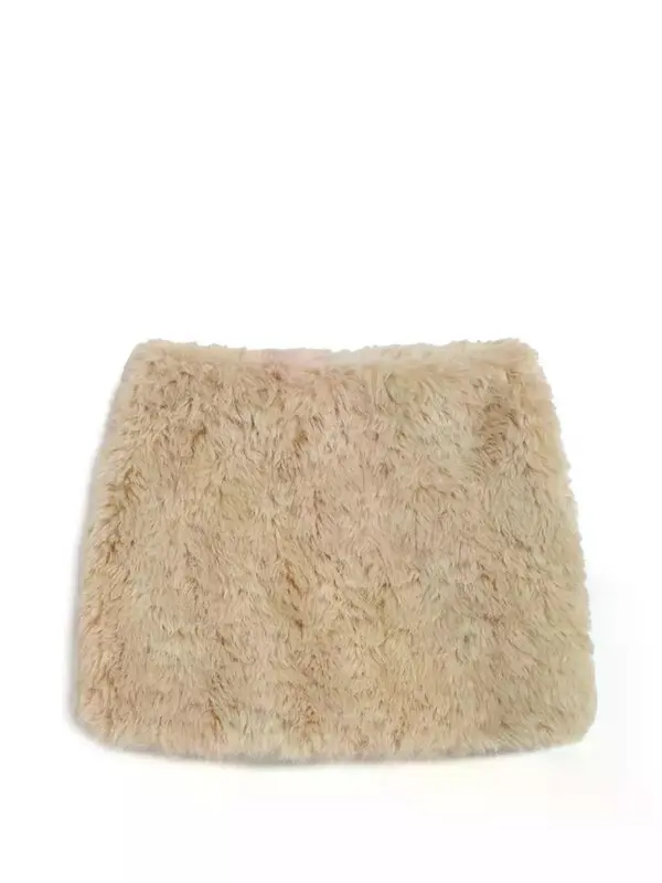 Apparis Pia Sherpa Mini Skirt