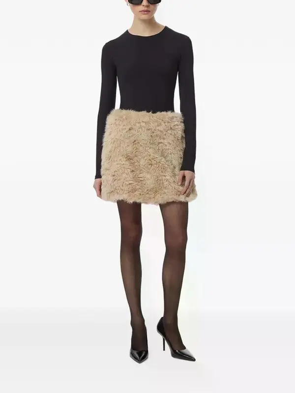 Apparis Pia Sherpa Mini Skirt