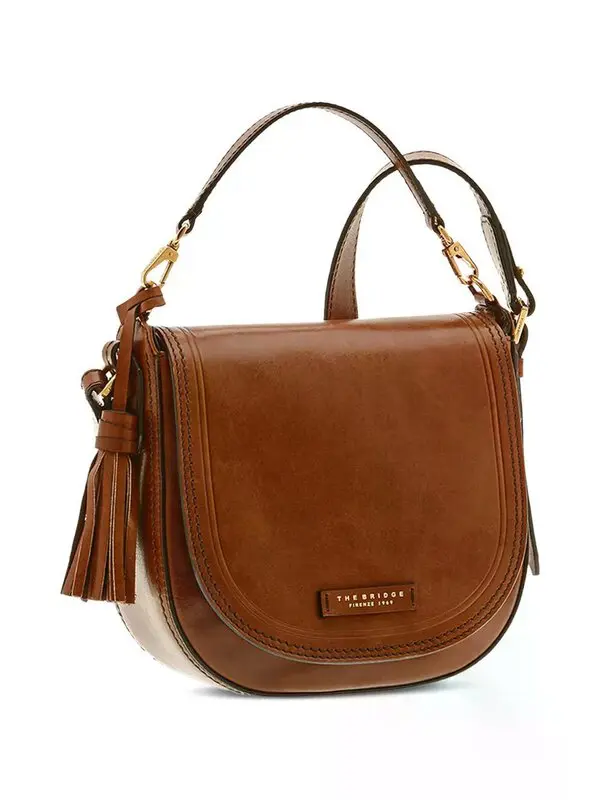 THE BRIDGE Tassel-detail Leather Cross Body Bag