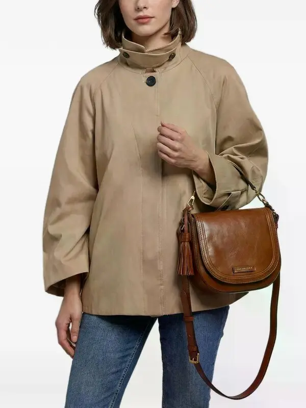 THE BRIDGE Tassel-detail Leather Cross Body Bag