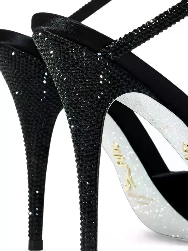 Rene Caovilla Cleo Floral-embellished Pumps