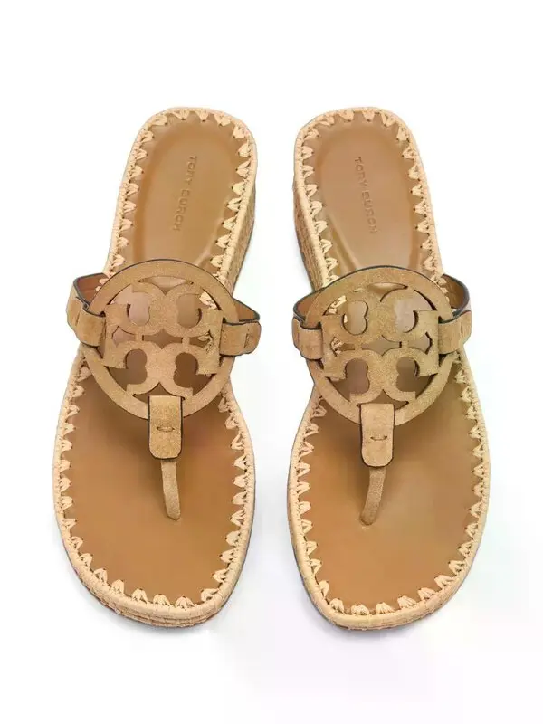 Tory Burch Miller Woven Wedge Sandals