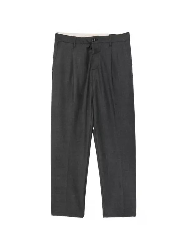 WHITE SAND Sammy Pleated Trousers
