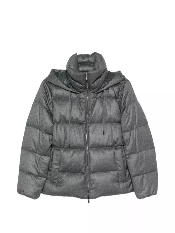 Peserico Quilted Hooded Jacket