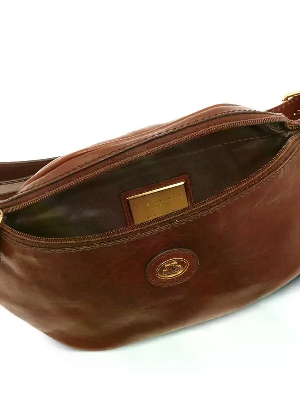 THE BRIDGE Story Logo-plaque Leather Belt Bag