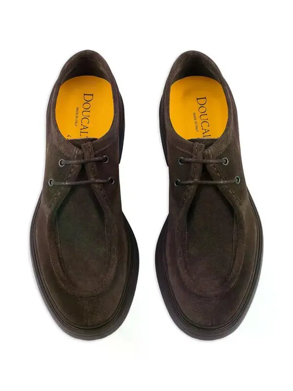 DOUCAL'S Lace-up Suede Shoes