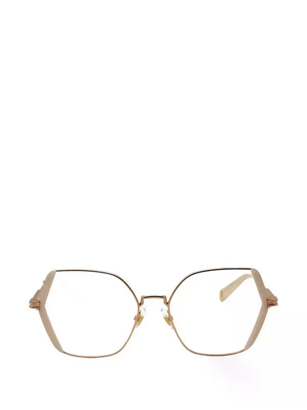 Marc Jacobs Geometric-frame Glasses - Gold