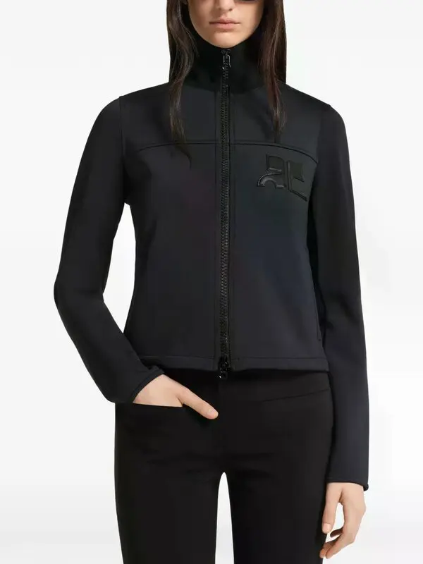COURREGES Logo-patch Zipped Jacket