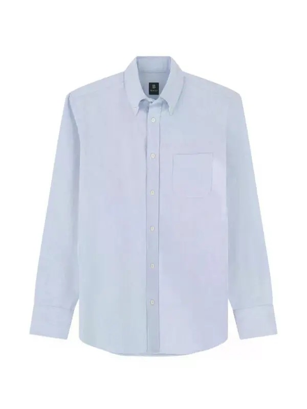 Boggi Milano Shirt In Oxford Cotton Regular Fit