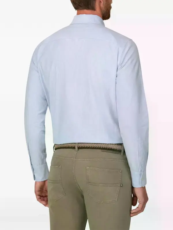Boggi Milano Shirt In Oxford Cotton Regular Fit