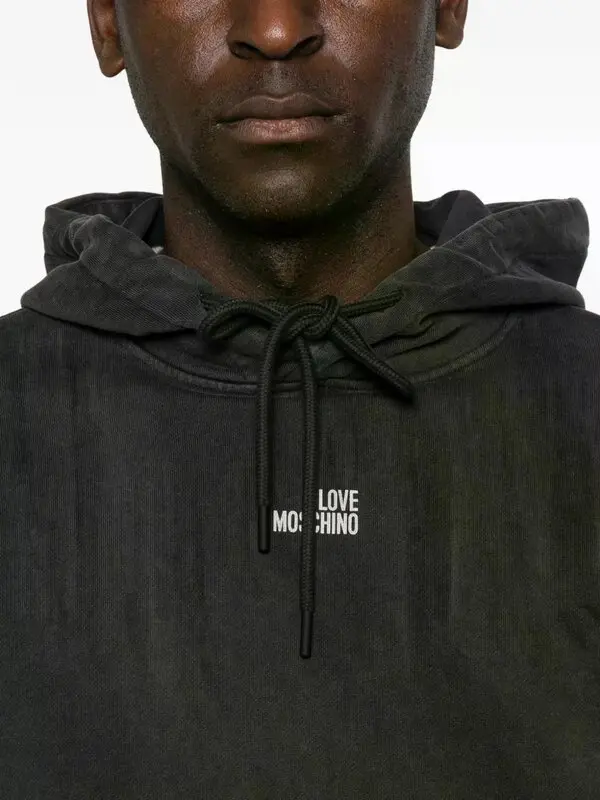 Moschino Logo-print Cotton Hoodie