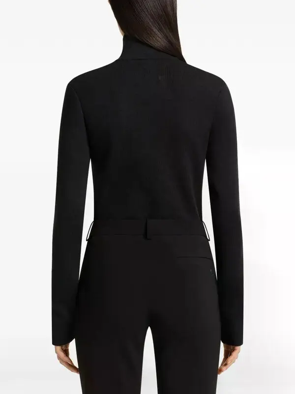 COURREGES Logo-patch Zipped Cardigan