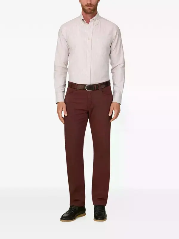Boggi Milano Jeans In Stretch Cotton Tencel