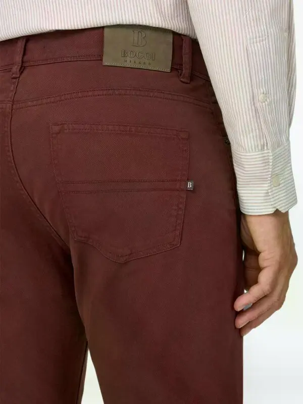 Boggi Milano Jeans In Stretch Cotton Tencel