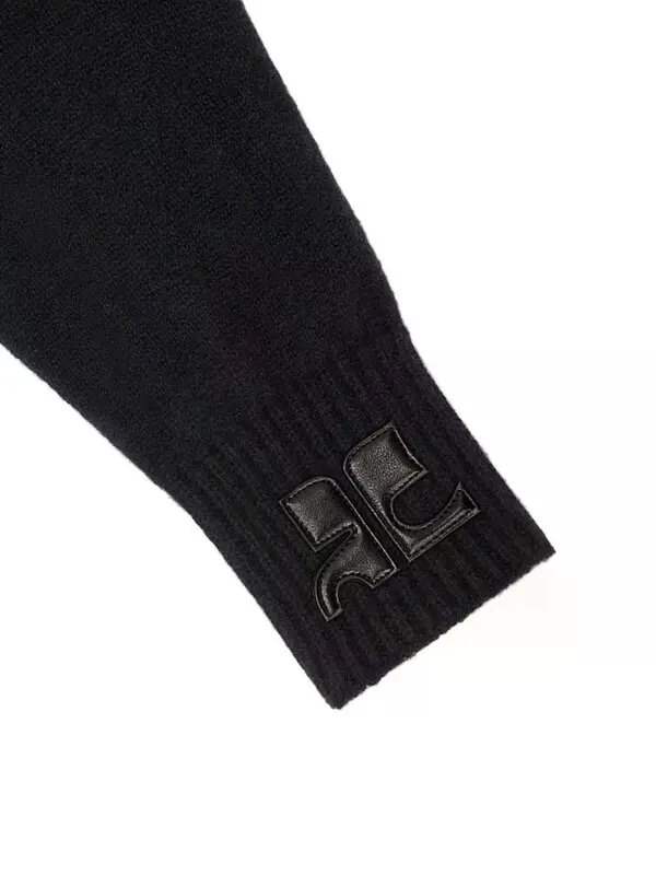 COURREGES Ac Logo-patch Gloves