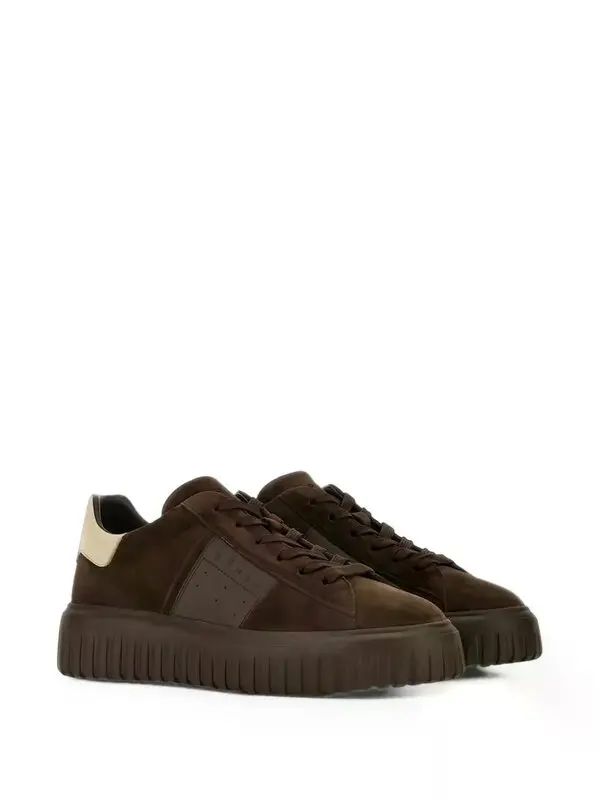 Hogan Sneakers H-stripes - Brown