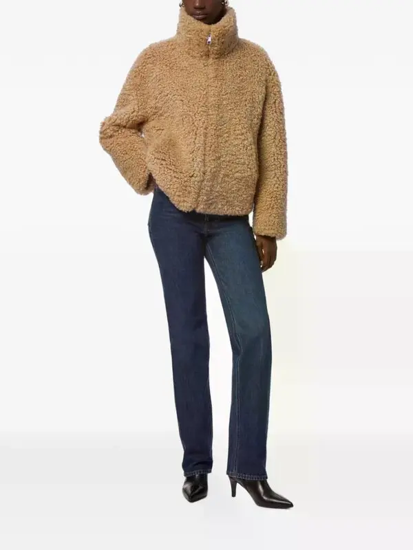 Apparis Brooks Bouclette Coat - Neutrals