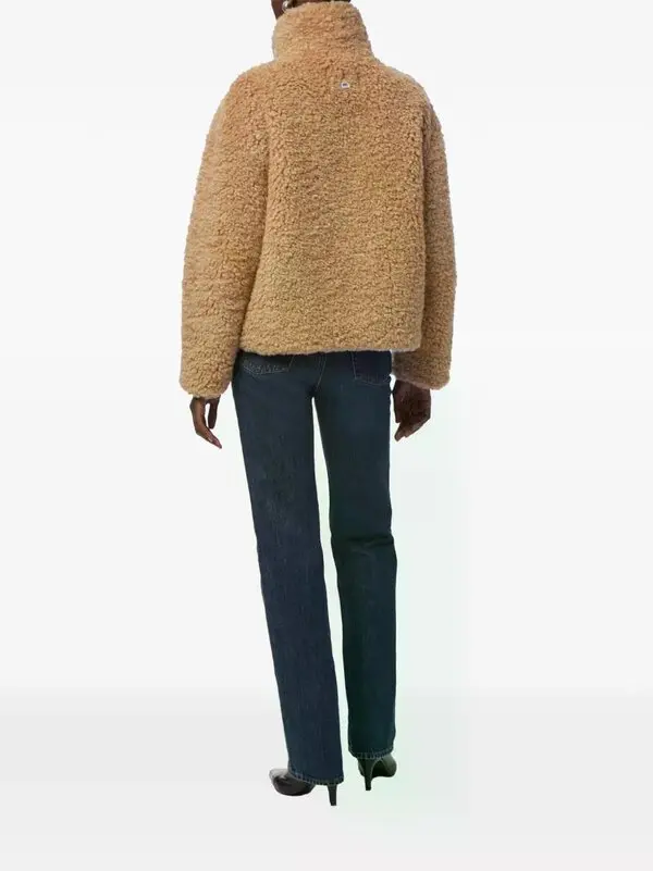 Apparis Brooks Bouclette Coat - Neutrals