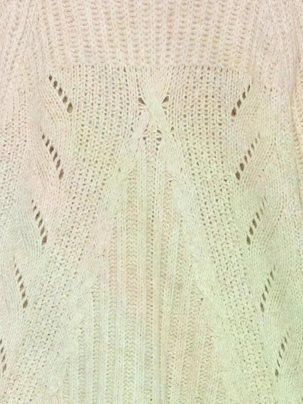 La DoubleJ Cable-knit Roll-neck Sweater