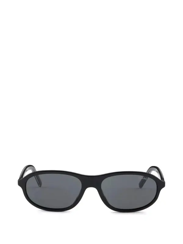 Prada Sunglasses With The Iconic Metal Plaque