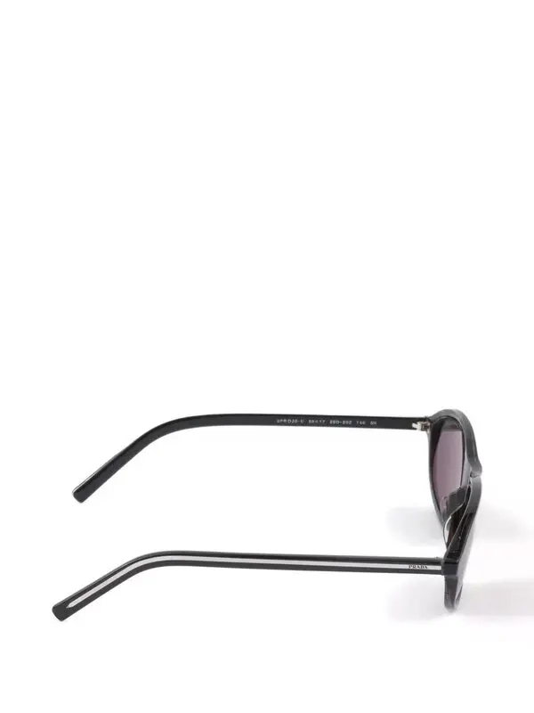 Prada Sunglasses With The Iconic Metal Plaque
